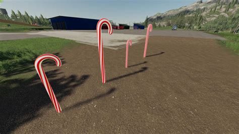 Lighted Candy Cane Pack Fs19 Kingmods
