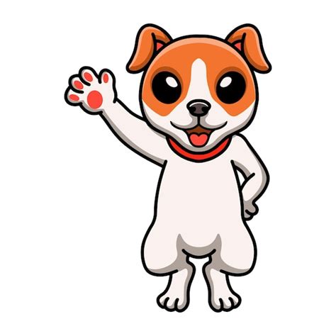 Premium Vector Cute Jack Russel Dog Cartoon