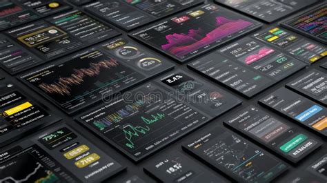 Detailed Cybersecurity Dashboard Visuals With Multiple Data