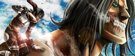 Attack Titan Wallpaper Mikasa