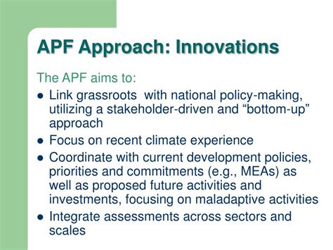 Ppt The Adaptation Policy Framework Powerpoint Presentation Free