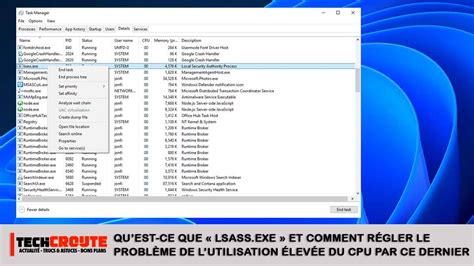 Quest Ce Que « Lsass Exe Et Comment Régler Le Problème De Lutilisation élevée Du Cpu Par Ce