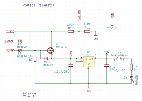 Automatic Power Selection Between USB Lipo Battery Or Solar Panel General Electronics