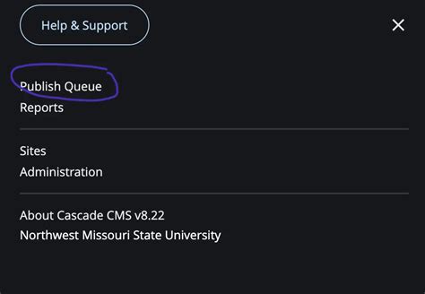 view publish queue web services northwest