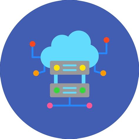 Premium Vector Cloud Server Icon