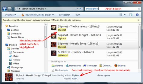 Windows Search Media By Metadata In Windows Explorer