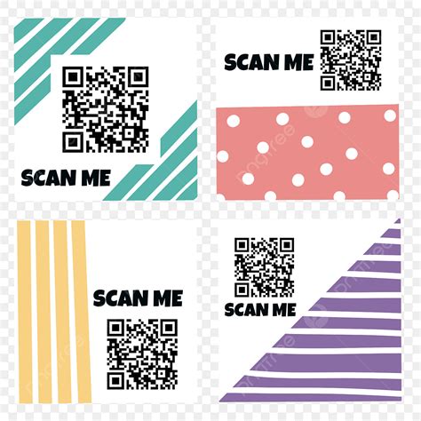 Qr Code PNG Transparent Set Of Qr Code With Abstract Background Qr Code Invitation Digital
