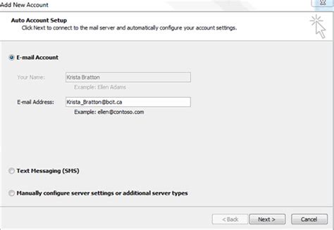 Resetting Your Profile In Outlook Bcit