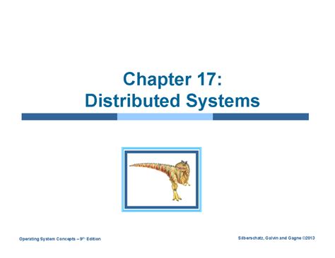 Introduction To Distributed Systems Chapter 17 Distributed Systems
