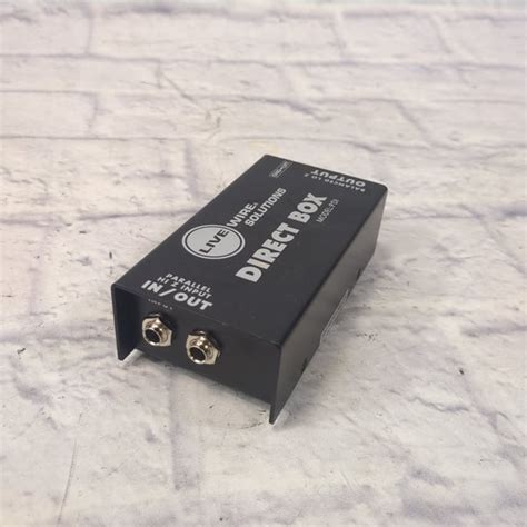 Livewire Pdi Direct Box Audio Interface Evolution Music