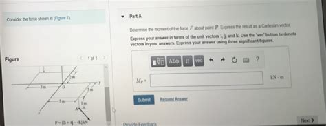 Solved Consider The Force Shown In Figure 1 Parta