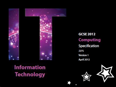 Ocr Computing Gcse 2012 Introduction Teaching Resources
