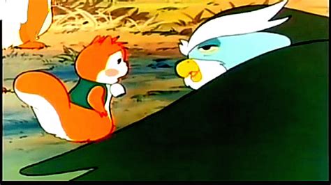 کارتون بنر سنجاب کوچولو و مرگ عمو جغد شاخدار