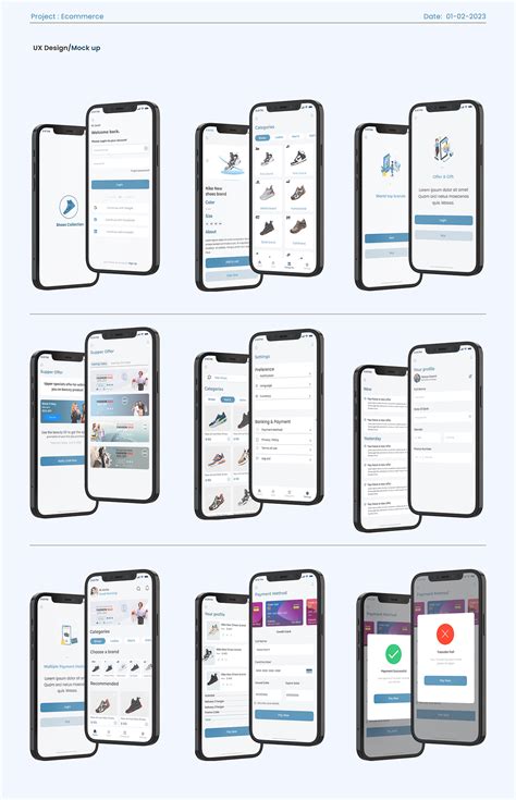 Ecommerce Shoes App UX UI Design On Behance