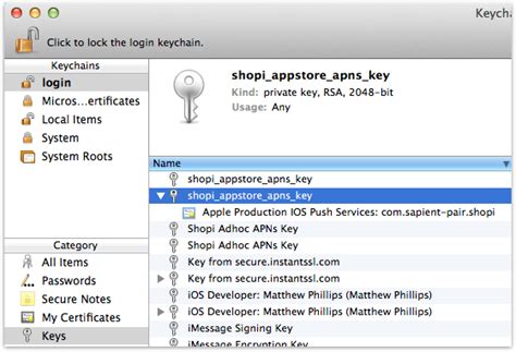 Importing An APNs Certificate Into A Java Keystore Sapient Pair