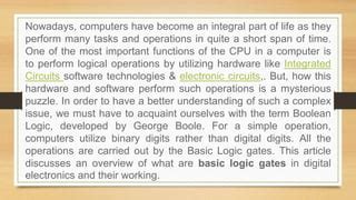 Logic Circuits And Design PART 3 Pptx Programming Languages Computing