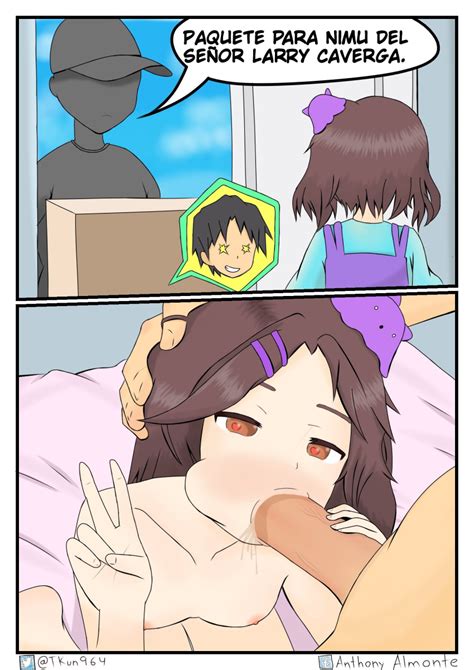 Rule 34 Ass Cum Embarrassed Nimu Oral Oral Penetration Oral Sex Peace Sign Penis Short Hair