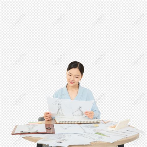 패션 디자이너 드로잉 청사진 Png 일러스트 무료 다운로드 Lovepik