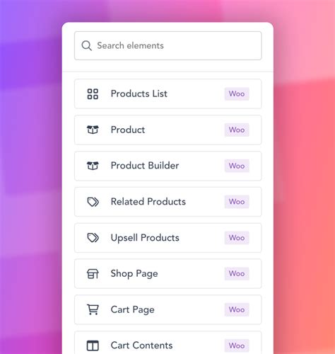 Woocommerce Elements Breakdance