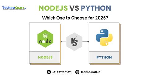 NodeJS Vs Python Which One To Choose For 2025