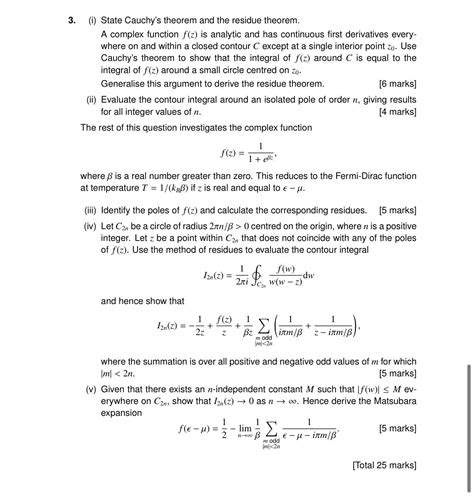 solved i state cauchy s theorem and the residue theorem a