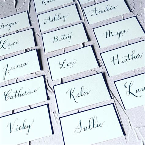 Modern Calligraphy Name Tags For Events