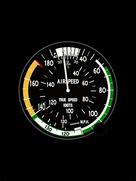 True Airspeed Indicator Digital Art By Tom Hill Pixels