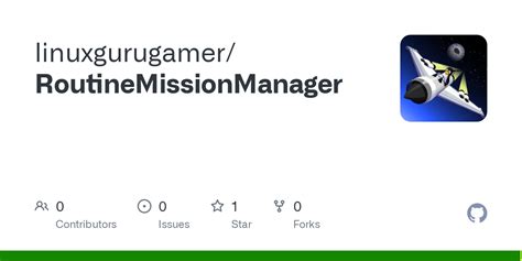 GitHub Linuxgurugamer RoutineMissionManager