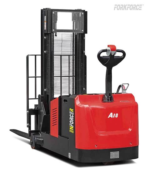 New Enforcer 1 8t Electric Walkie Counterbalance Stacker