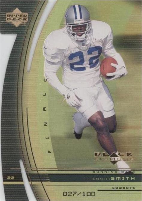 1999 Upper Deck Black Diamond Emmitt Smith 29 Final Cut 100 For