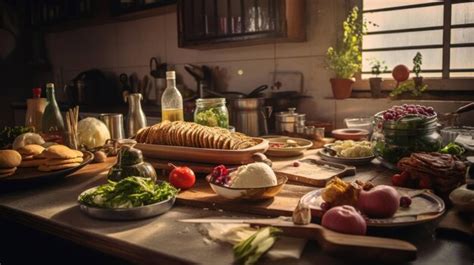 Premium Photo Preparation Of Traditional Passover Foods In A Kitchen