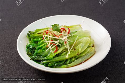 白灼罗马生菜 中国菜系 食品餐饮 摄影素材 汇图网www huitu