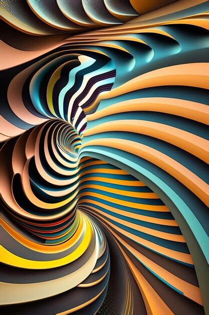 Premium Photo Abstract Background Optical Illusion Wallpaper Pattern