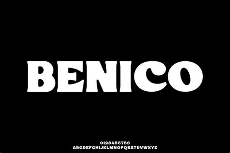 Premium Vector Unique Thick Rounded Decorative Display Font Vector