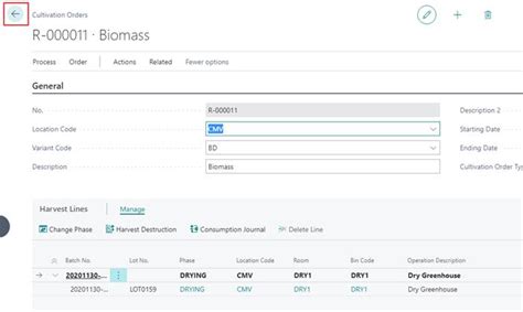Cultivation Create Harvest Batch From Plants