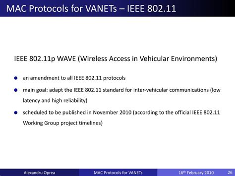 Ppt Mac Protocols For Vanets Powerpoint Presentation Free Download Id2259845