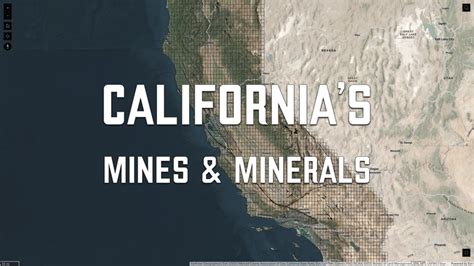 How To Use Californias Interactive Mine And Mineral Resource Maps