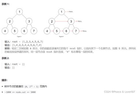 每日一题《leetcode 116填充每个结点的下一个右侧结点》 Csdn博客