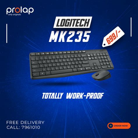 Logitech Mk235 Wireless Keyboard And Mouse Combo