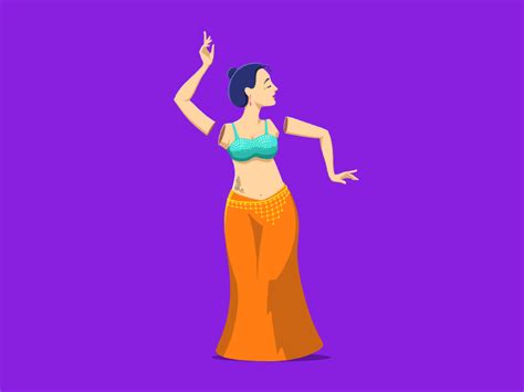 Belly Dancer By Prabhu Ganga On Dribbble