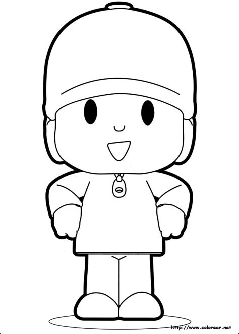 Dibujos Para Colorear De Pocoyó