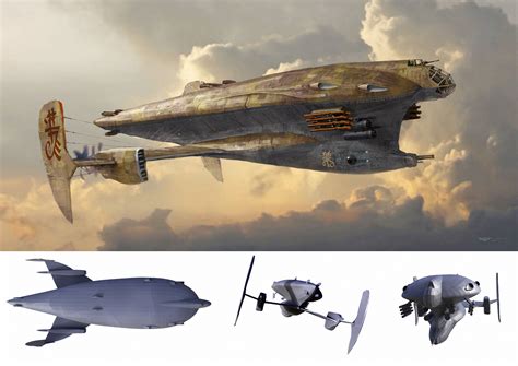 Nick Keller Mortal Engines Airhaven Concept Art