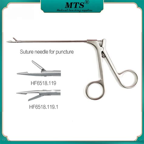 내시경 수술 집게 25mm 복강경 의료 기기 봉합 바늘 펑크의학 Aliexpress