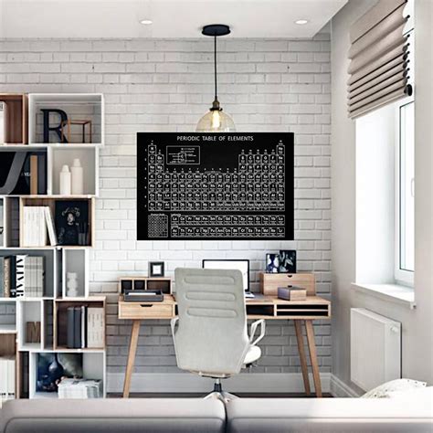 Periodic Table Of Elements Poster Chemical Element Vicedeal