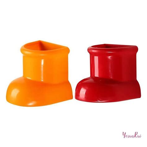 โยซันรุย] 2ชิ้นน่ารักรองเท้าแม่เหล็กดูดตู้เย็นติดผนังกล่องเก็บห้องครัว