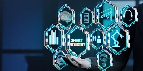 Premium Photo Industrial Engineer Using Smart Cloud Computing