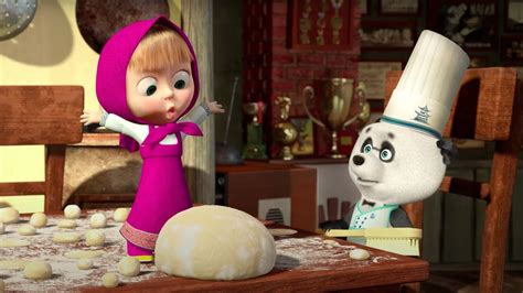 Маша и Медведь С чего все начиналось 😜 Первые серии 🐼 Новый друг Панда Youtube