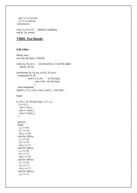 Vhdl And Verilog Hdl Lab Manual Notes Learnpick India