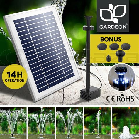 New Year Sale Solar Panels Gardeon Solar Pond Pump Submersible Water