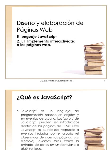 211 Implementa Interactividad A Las Páginas Web Pdf Script Java Lenguaje De Programación